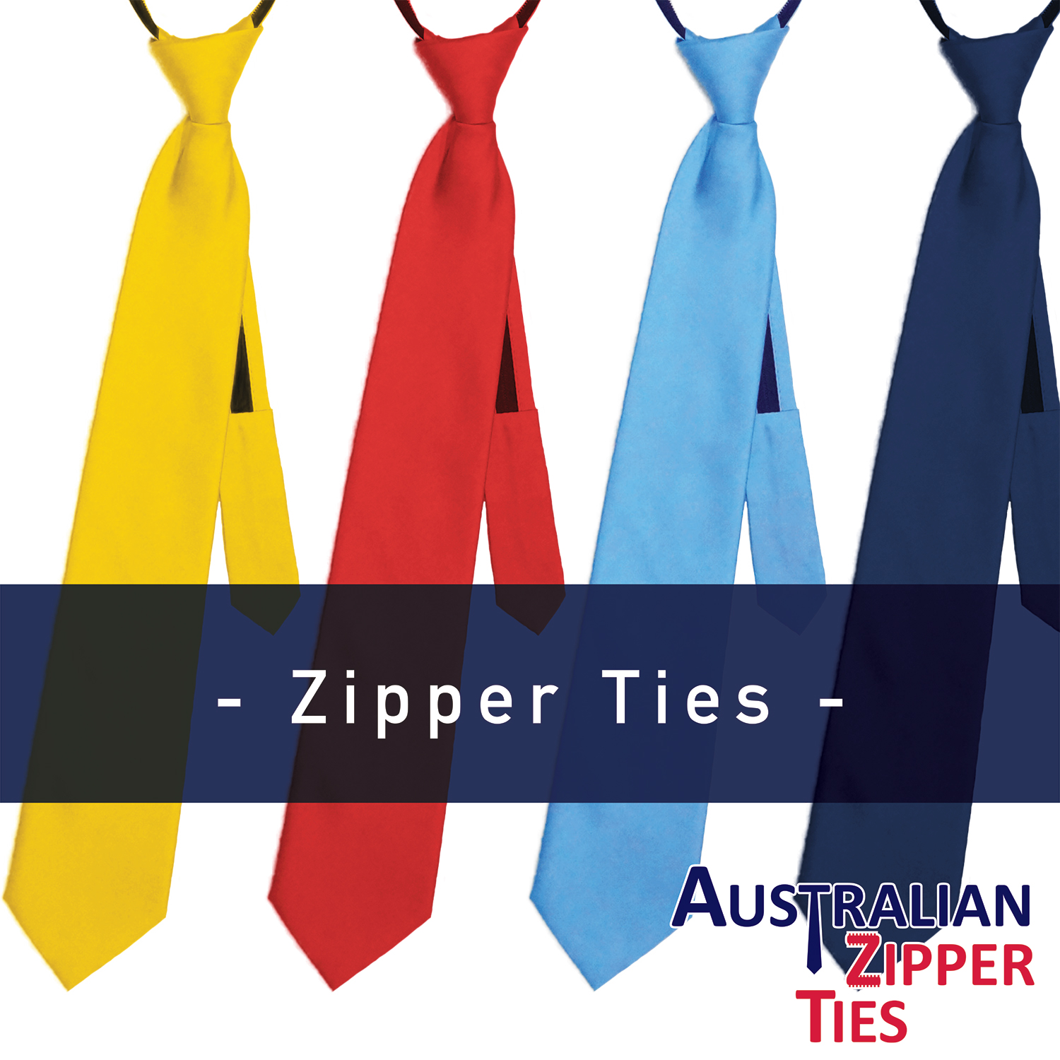 AUSTRALIAN ZIPPER TIES
